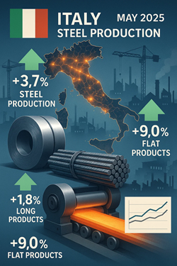 May 2025: New Improvement for Steel Production in Italy